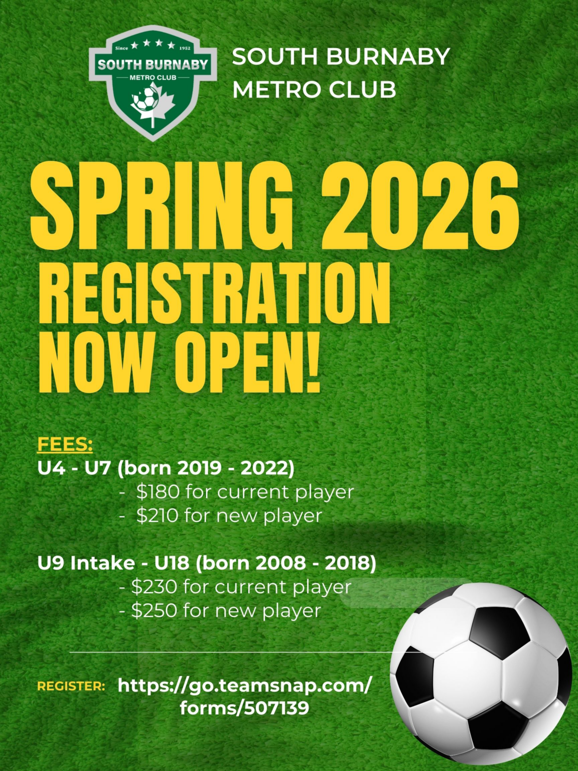 SBMC Cascadia Spring League 2026 – Registration Now Open – South ...